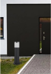 NV 9905022 Venkovní sloupkové svítidlo NOTEN černý hliník čirý a bílý akryl LED 8W 3000K 220-240V IP65 120st. IP65 - NOVA LUCE