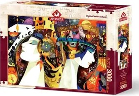 ART PUZZLE 4591 Puzzle Zatvrzelost a arogance / 3000 dílků / od 15 let