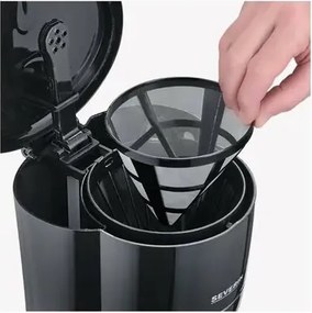 Severin KA 4320 černá / Kávovar na překapávanou kávu / 900W / 1.25l