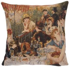 Gobelínový povlak na polštář  - Dejeuner des canotiers by Renoir