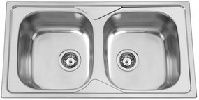 Sinks Rodi OKIOPLUS 860 DUO 0,7mm leštěný