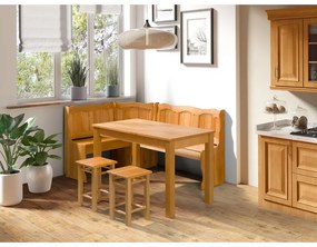 Kuchyňský kout + stůl se židlemi Soter I, Barva dřeva: olše