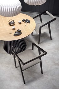 Konferenční stolek MIYAKI 120 cm přírodní dub/černý
