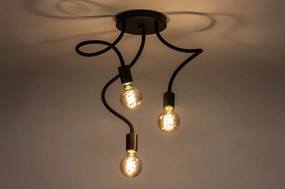 Stropní svítidlo do kuchyně Flexi Bulb 3 Black