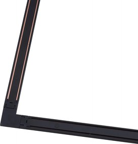 Moderní kolejnicový systém černý 1-fázový 400 cm - Magnetic