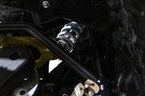 Ramiz Čtyřkolka na baterie E-STAR žlutá 35 km/h + motor 1000W + nafukovací kola + nastavení sedadla