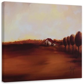Obraz na plátně Podzimní krajina Příroda - 60x60 cm