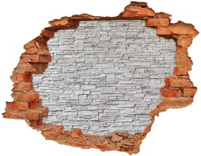 Wallmuralia Fotoobraz díra na stěnu Kamenná zeď 90x70 cm