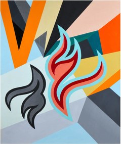 Marek Uhlíř | Zrcadlení Rám: Černý, Velikost: 70 x 50 cm
