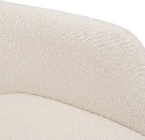 Jídelní židle Olema látka Teddy – krémová