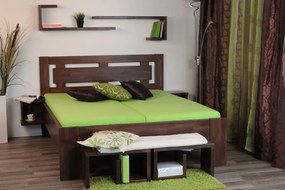 Buková postel Naomi Supra - zvýšená   ,  180x200 cm