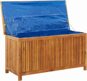 Zahradní úložný box 113 x 50 x 58 cm masivní akáciové dřevo 316678