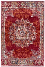 Hanse Home, Kusový koberec Luxor 105638 Maderno Red Multicolor, 57x90, červená, ložnice