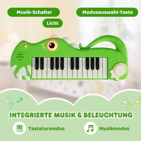 Costway 25 Dětské digitální piano Keys s vestavěnou hudební