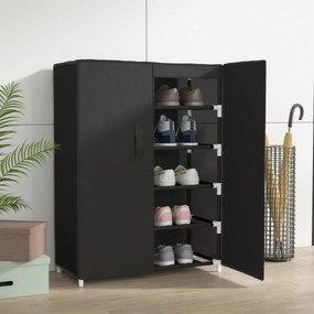 Botník černý 60 x 28 x 90 cm textil 337261