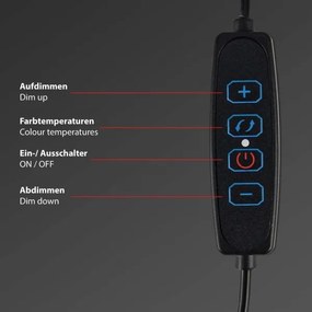 Briloner 2303-015 - LED Stm. osvětlení monitoru LED/3,5W/230V 2700/4000/6500K
