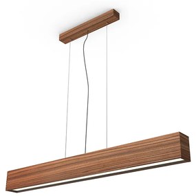 Závěsné lineární dřevěné svítidlo nad stůl woodLED Linus  Závěsné lineární dřevěné svítidlo nad stůl woodLED Linus Délka: 1100 mm, Dřevodekor:…