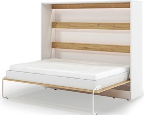 Devesto Sklápěcí postel Horizontální 140 Dub Artisan LED