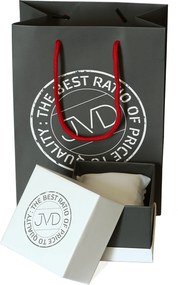 Bílé dámské luxusní elegantní hodinky JVD J4173.1 s modrými prvky