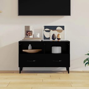 vidaXL TV skříňka 80 x 36 x 50 cm kompozitní dřevo [812594] Barva: bílá s vysokým leskem
