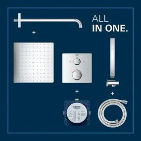 Grohe Precision - Sprchový set s termostatem pod omítku 31x31 cm chrom