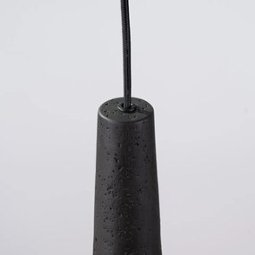 Sollux Lighting Závěsné svítidlo ELECTRA černý beton