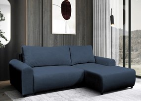 XXXLutz ROHOVÁ SEDAČKA, textil, tmavě modrá MID.YOU - Sedací soupravy - 001574005905