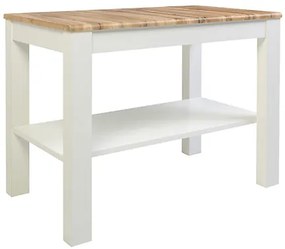 HOLTEN konferenční stolek LAWA, bílá/dub wotan
