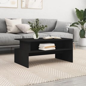 Konferenční stolek černý 90 x 55 x 42,5 cm kompozitní dřevo - Default Title