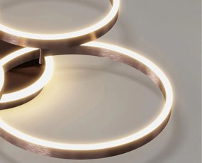 Toolight, LED stropní svítidlo APP1057-C, zlatá, OSW-08884