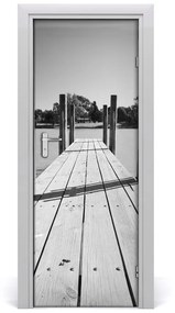 Fototapeta samolepící na dveře dřevěné molo 95x205 cm