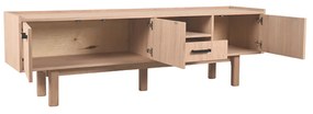 LABEL51 Dřevěný TV stolek CALI světlý FU-88.026