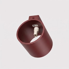 Sollux Lighting Nástěnné svítidlo ORBIS 1 bordó