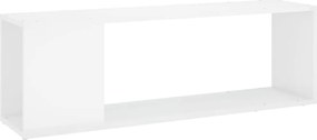 vidaXL TV skříňka 100 x 24 x 32 cm kompozitní dřevo [809167] Barva: bílá s vysokým leskem
