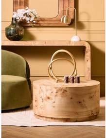 Kulatý konferenční stolek v přírodní barvě ø 80 cm Mota – Premier Housewares