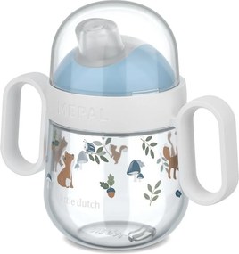 Světle modrý plastový dětský hrnek 200 ml Forest Friends – Mepal