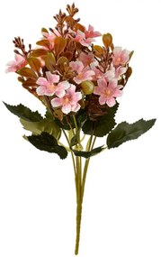 Umělá květina růžová Florieke – 33 cm