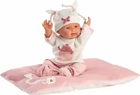 Llorens 26312 NEW BORN HOLČIČKA - realistická panenka miminko s celovi
