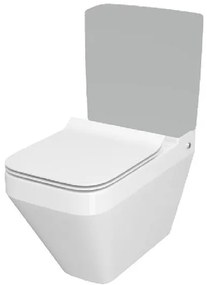 Cersanit Crea - WC kombi mísa se sedátkem SoftClose, vario odpad, CleanOn, bílá K114-022