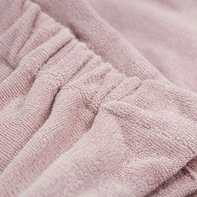 Dámské bavlněné froté pareo do sauny a wellness Comfort starorůžové