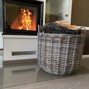 Vingo Ratanový koš, kulatý Rozměry (cm): průměr 55, v. 45