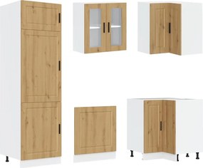14dílná sada kuchyňských skříněk "Porto" dub artisan kompozit 3315000