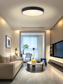 Immax NEO RONDATE SLIM Smart stropní svítidlo 80 x 7cm 65W černé Zigbee 3.0