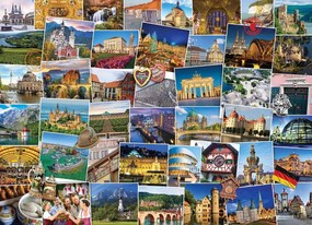 Puzzle eurographics puzzle světoběžník - německo 1000 dílků