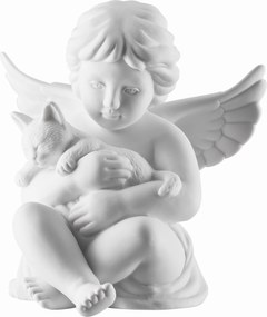 Figurka Classic anděl s kočkou velká