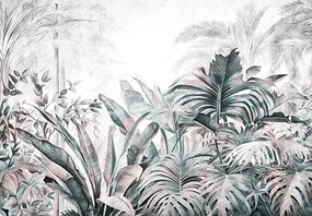 Postershop Fototapeta vliesová: Nature Leaves Exotic Jungle (2) - 208x146 cm