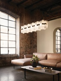 Slamp La Lollo white suspension linear 100, designové závěsné svítidlo, 70W LED 2700K stmívatelné, délka 93cm