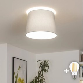 Brilagi - LED Přisazený lustr CERIA 1xE27/40W/230V pr. 30 cm šedá