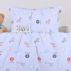 Povlečení dětské bavlněné Animals EMI: Standardní set jednolůžko obsahuje 1x 200x140 + 1x 90x70