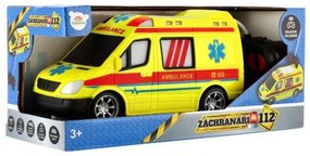 Teddies Auto RC ambulance plast 20 cm na dálkové ovládání